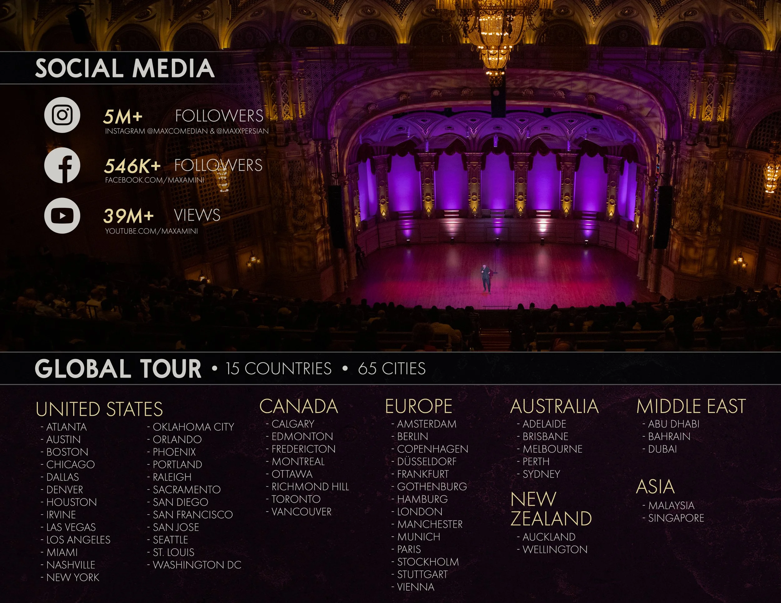 World Touring — Max Amini