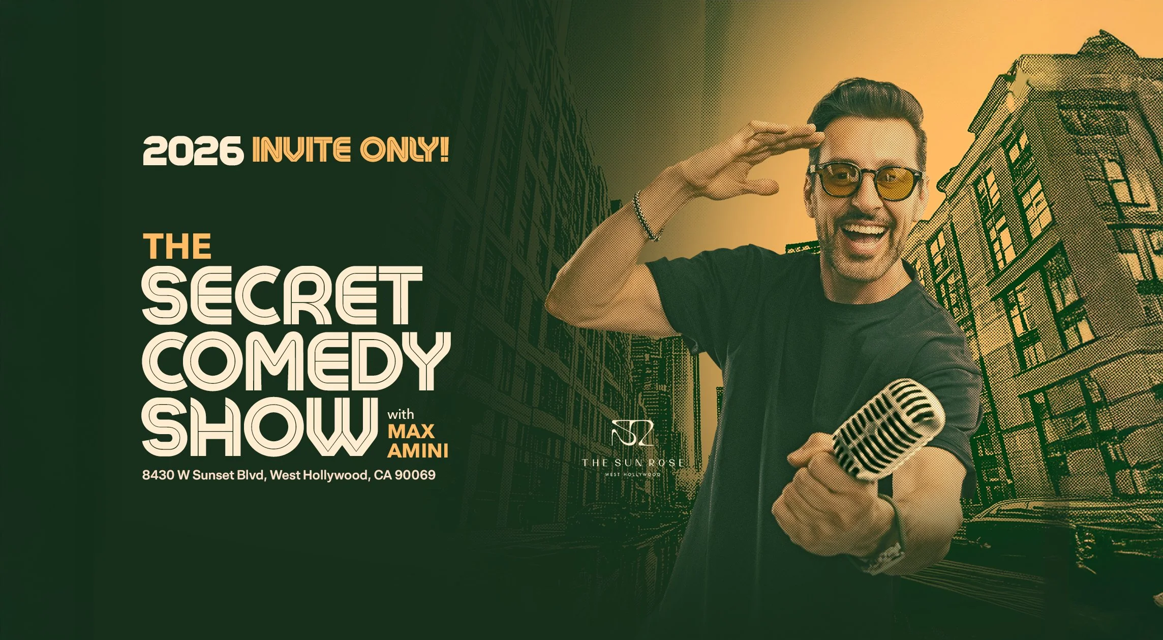 Secret Comedy Show - Max Amini in Los Angeles — Max Amini