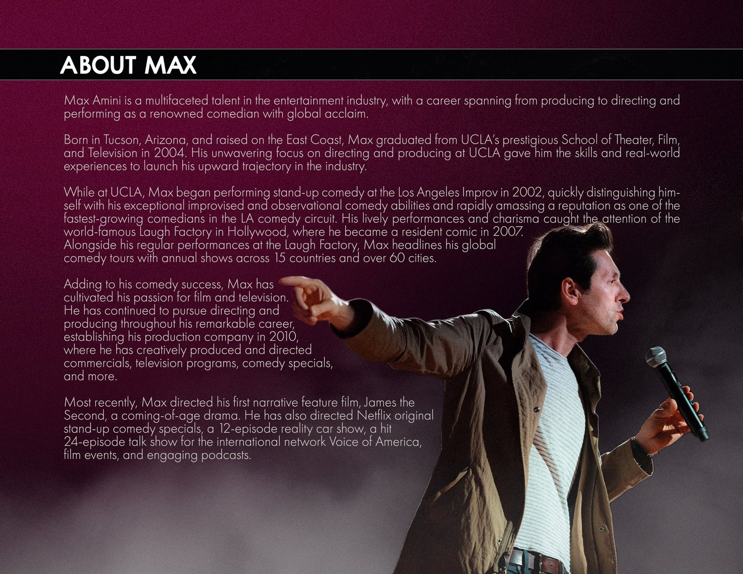 World Touring — Max Amini