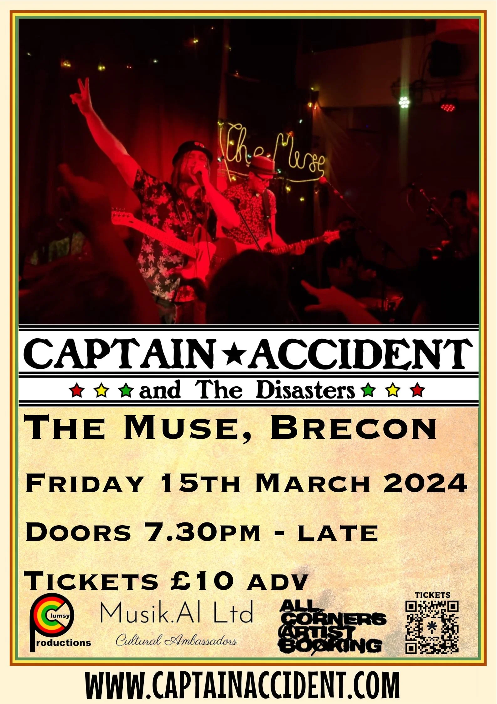 Captain Accident and The Disasters bring it back to The Muse | Brecon Story