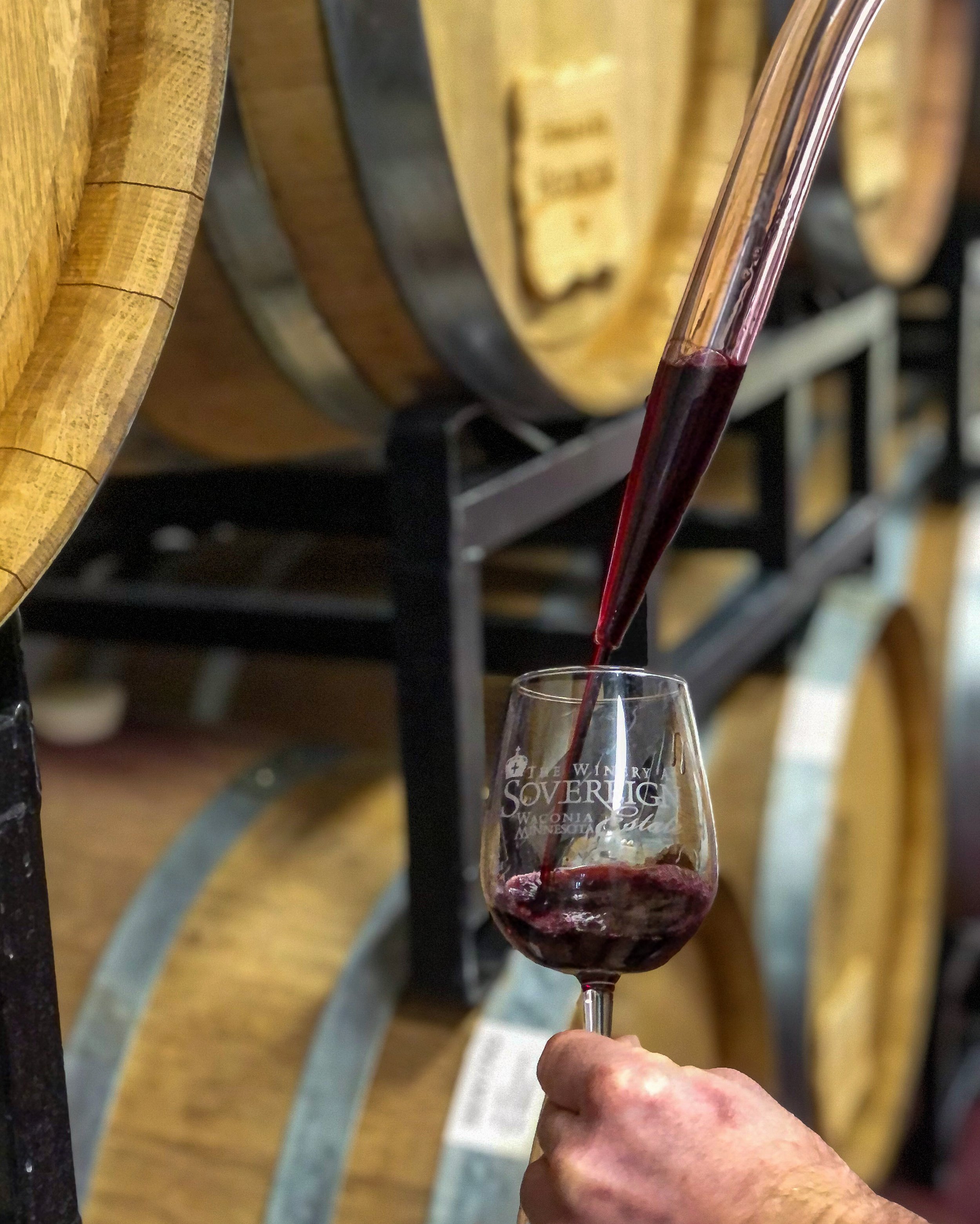 Private Barrel Room Tour & Tasting — Sovereign Estate