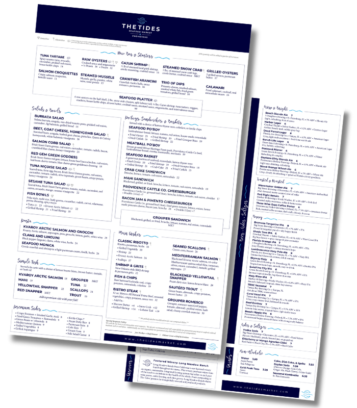 The Tides Seafood Market & Provisions | Safety Harbor, FL