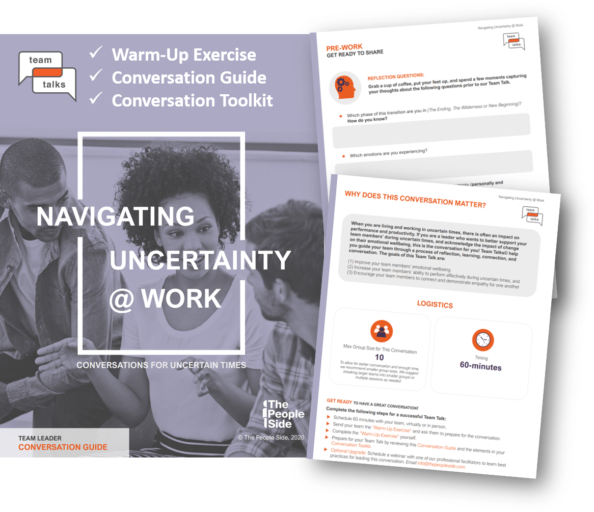 Navigating Uncertainty at Work | Team Talks — The People Side