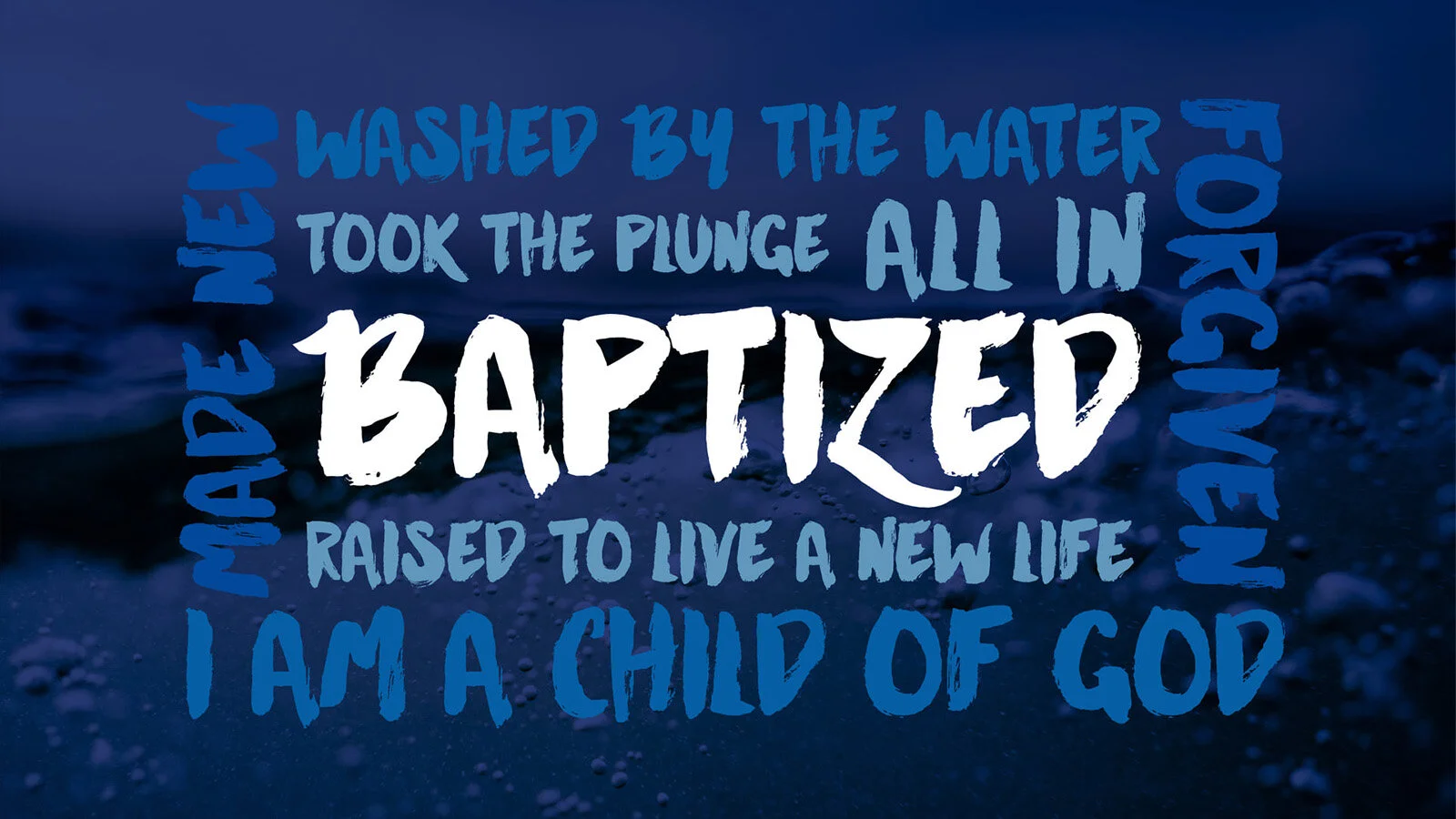 Baptism Sunday