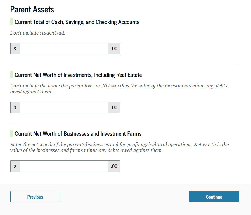Assets on the FAFSA — How to Pay for College