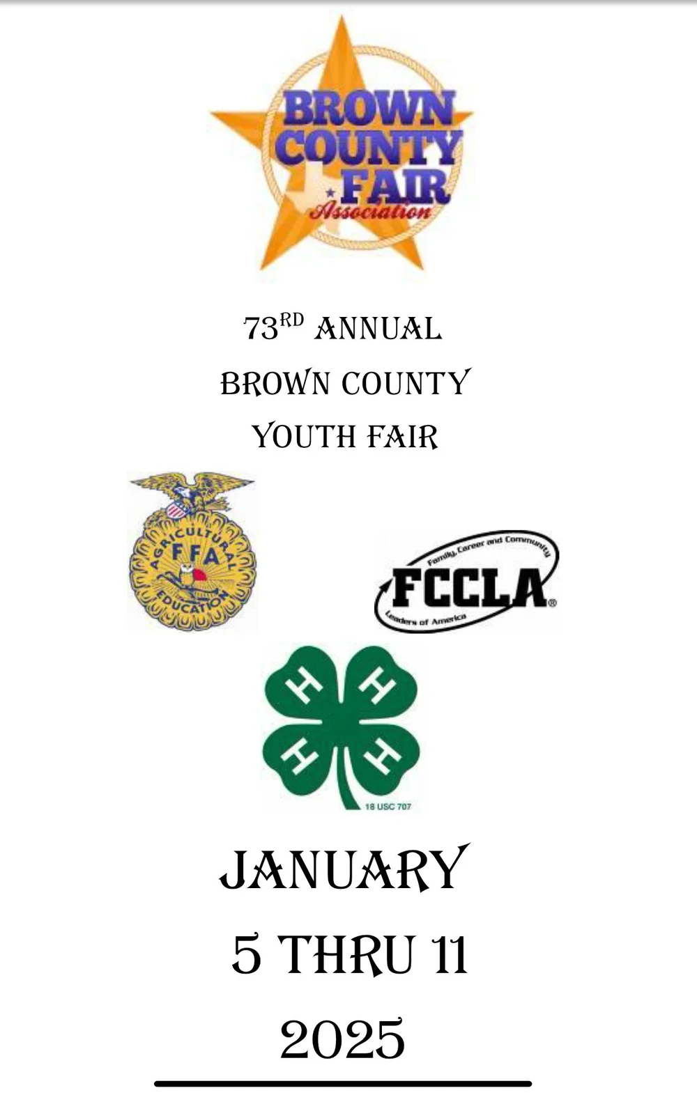 Youth Fair — Brown County Fair Association