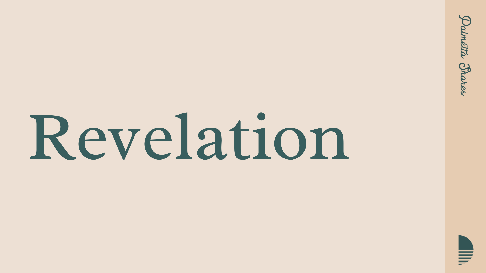 Revelation — Palmetto Shores Church