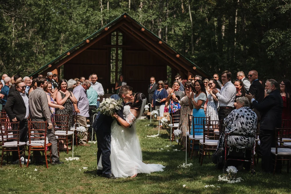 A Rustic Camp Wedding at Pigeon Lake, AB — Peak and Prairie Photography
