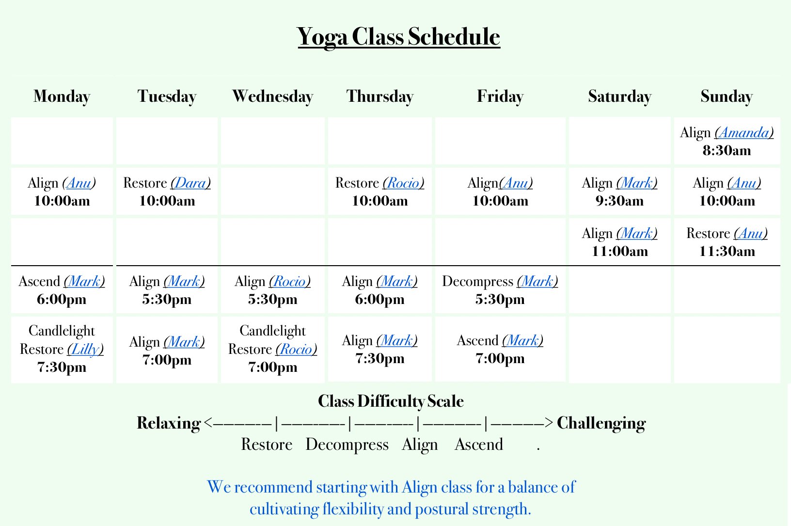 Classes — simpli yoga studio