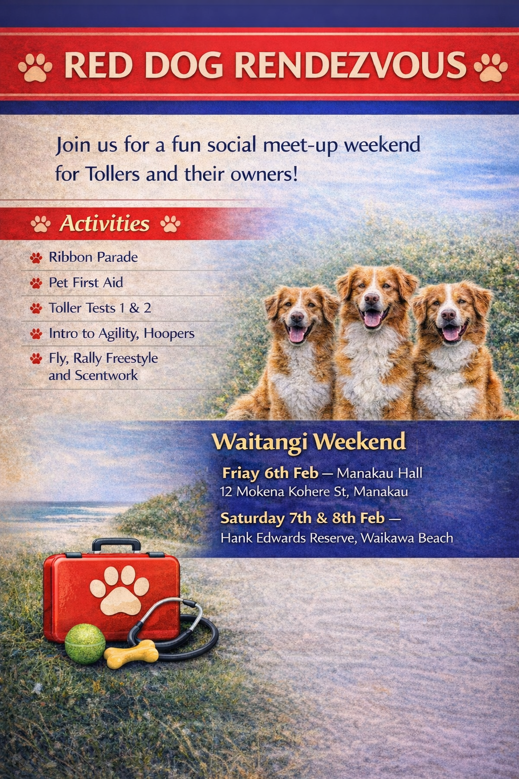 Red Dog Rendezvous - National Toller Meetup 2026 — Nova Scotia Duck ...