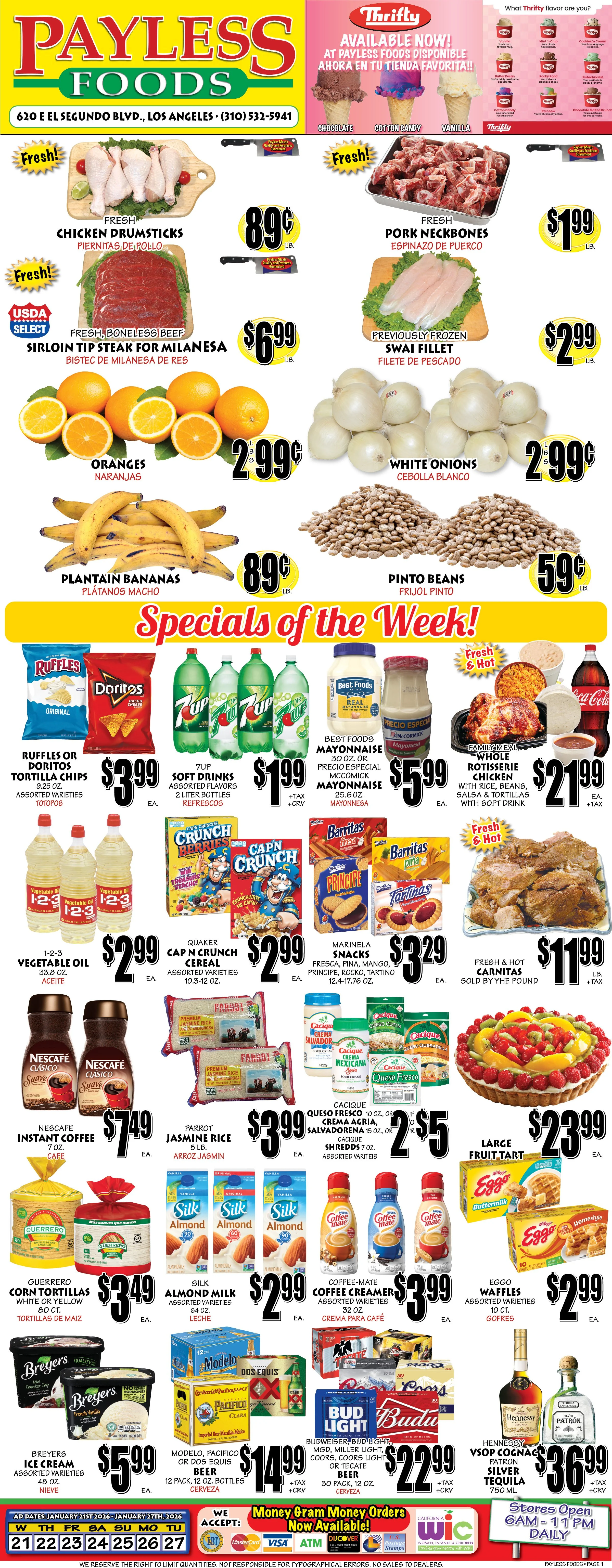 Payless Foods Weekly Ad — Payless Foods