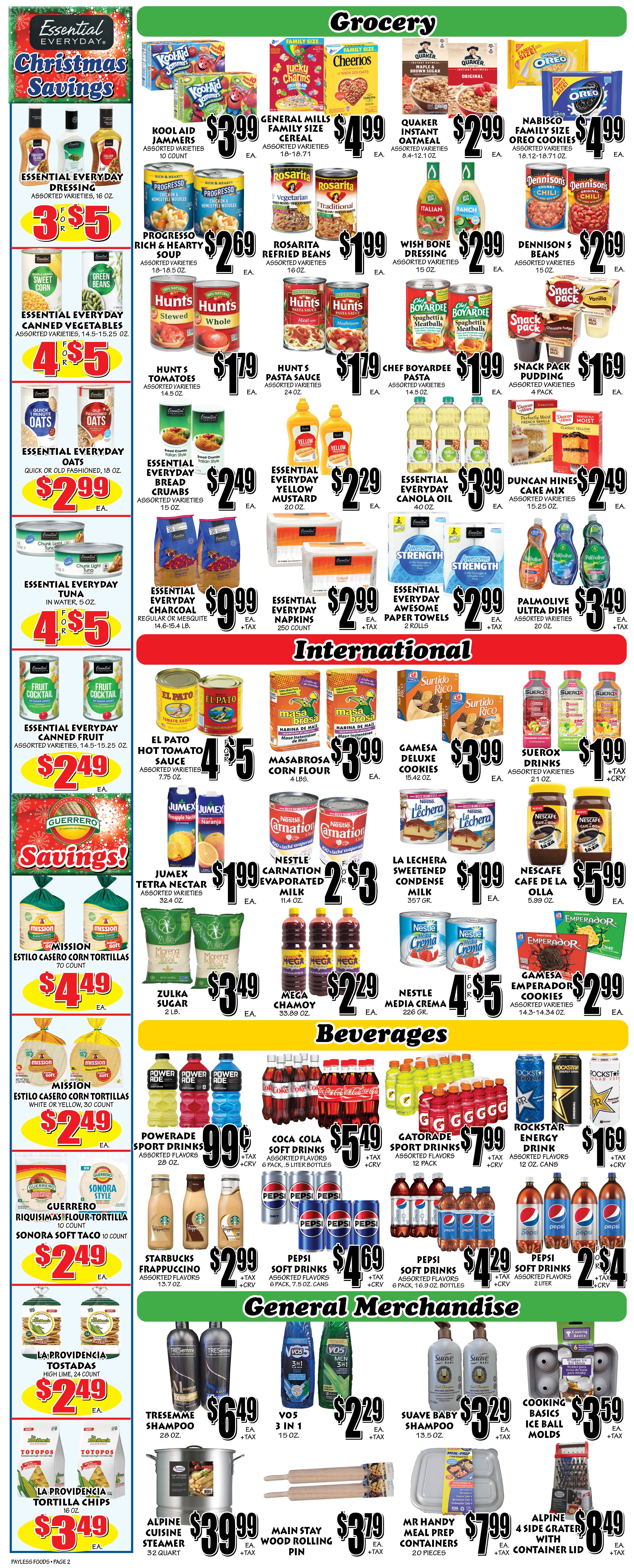 Payless Foods Weekly Ad — Payless Foods