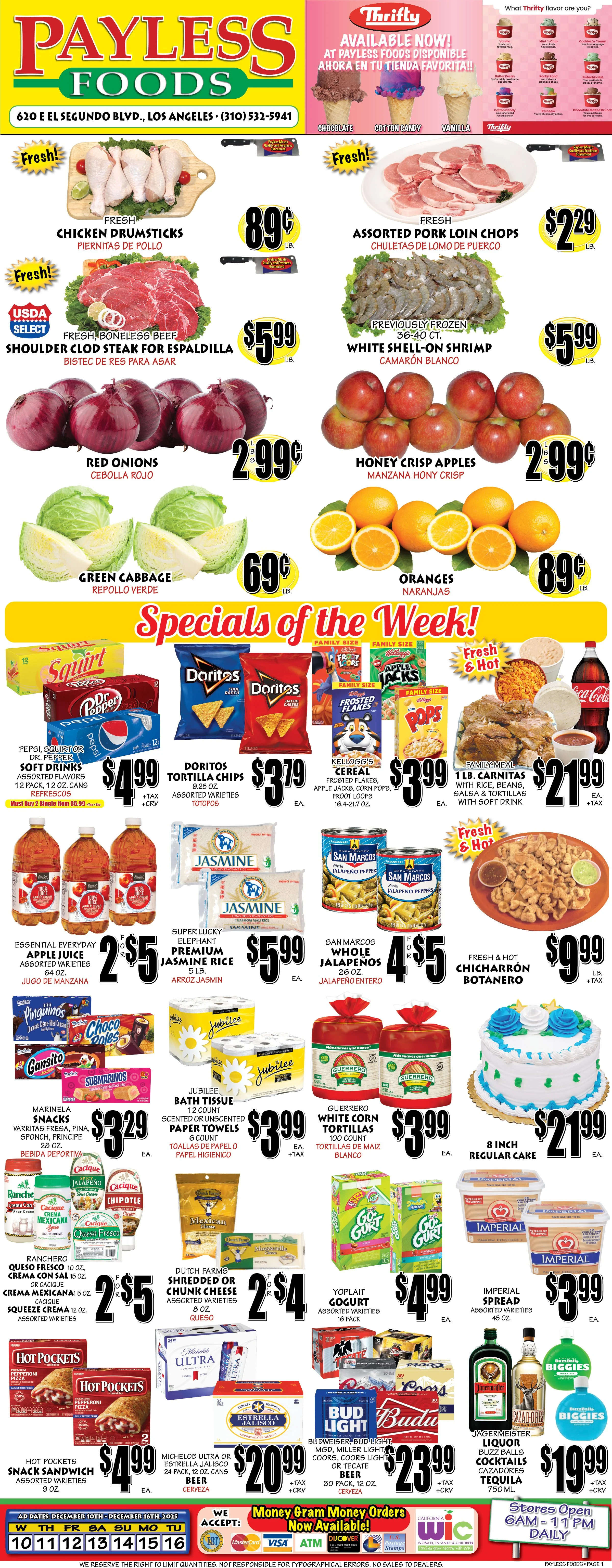 Payless Foods Weekly Ad — Payless Foods