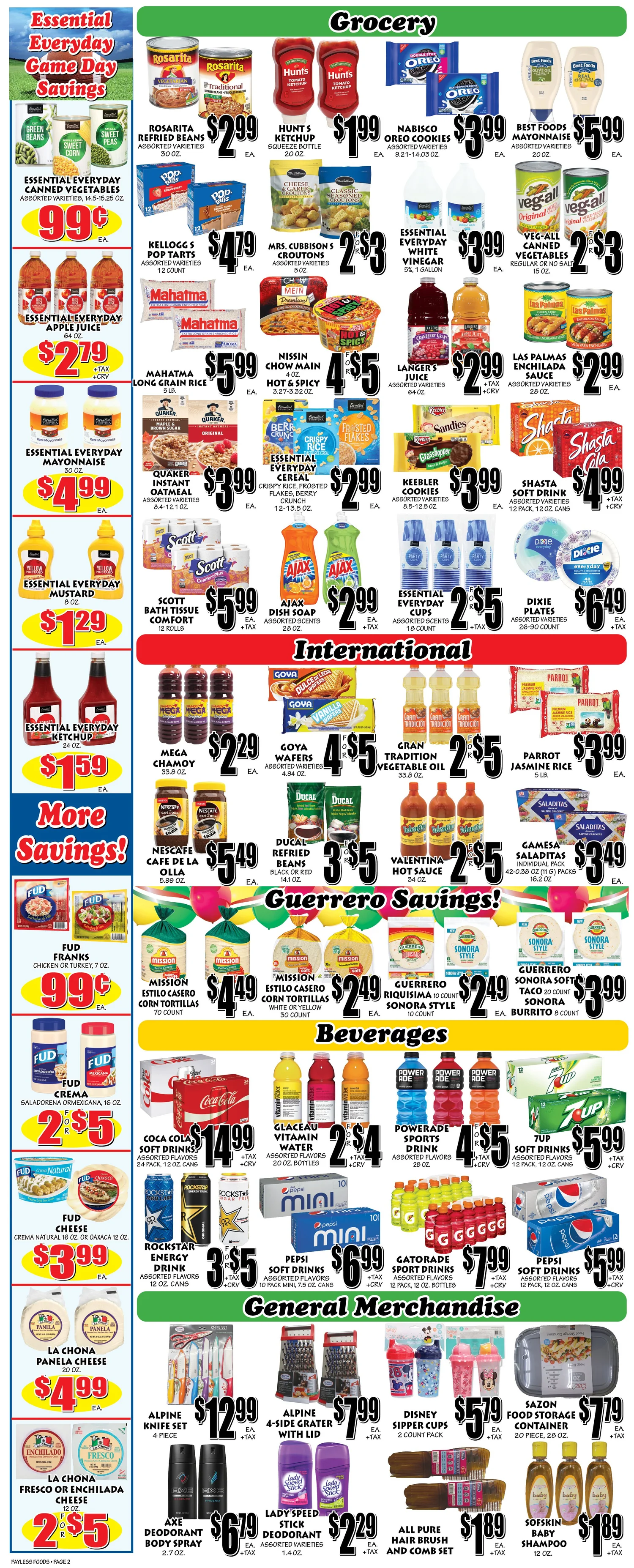Payless Foods Weekly Ad — Payless Foods