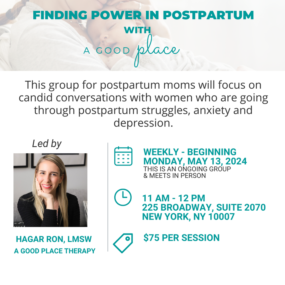 Postpartum Group for Moms — A Good Place