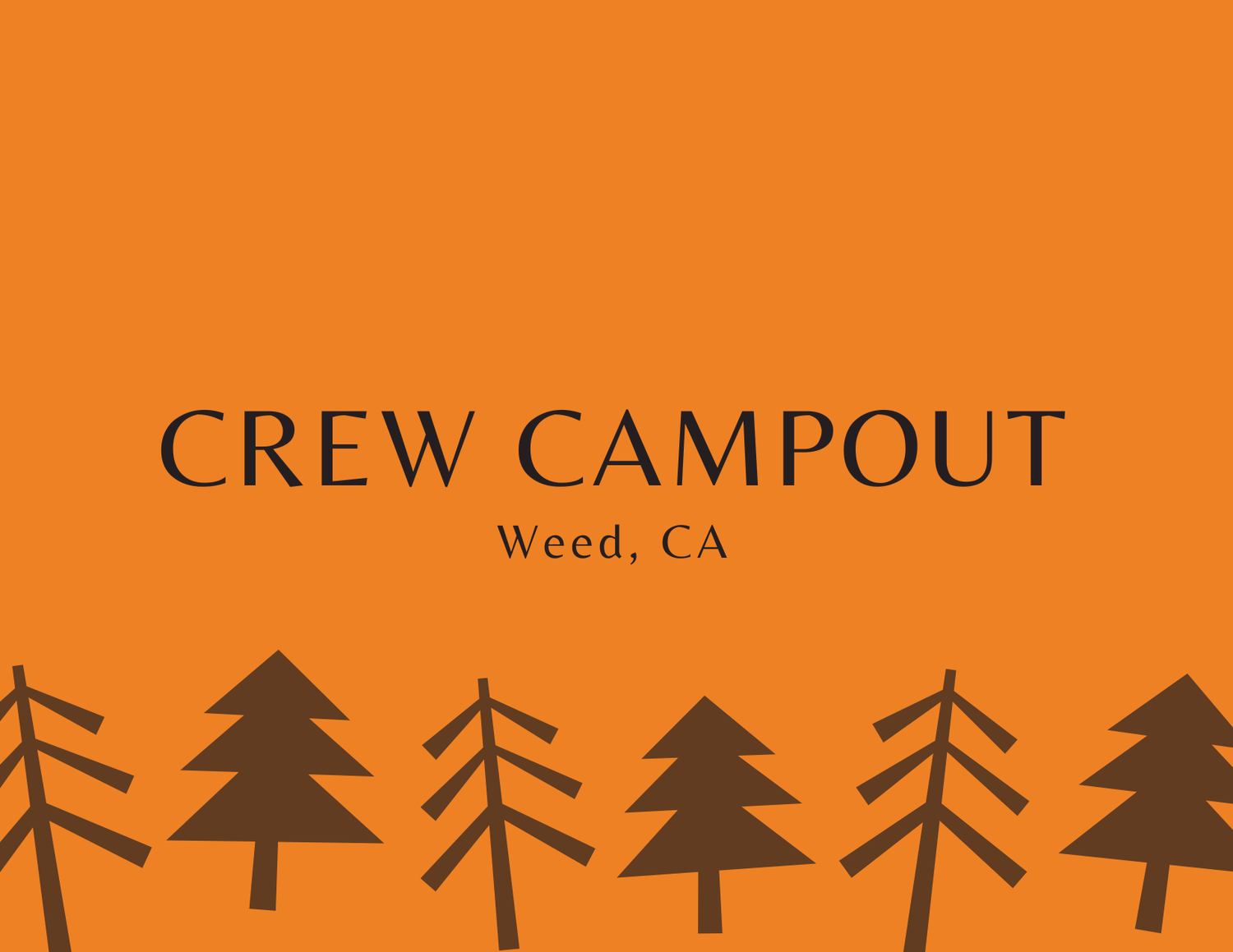Crew Campouts — Switch It Up
