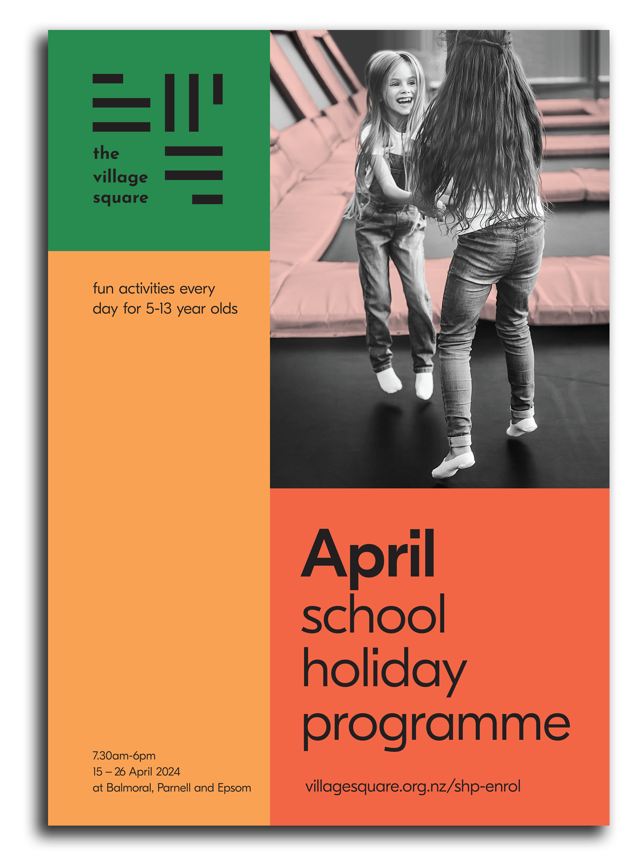 Enrol for our school holiday programme — the village square trust