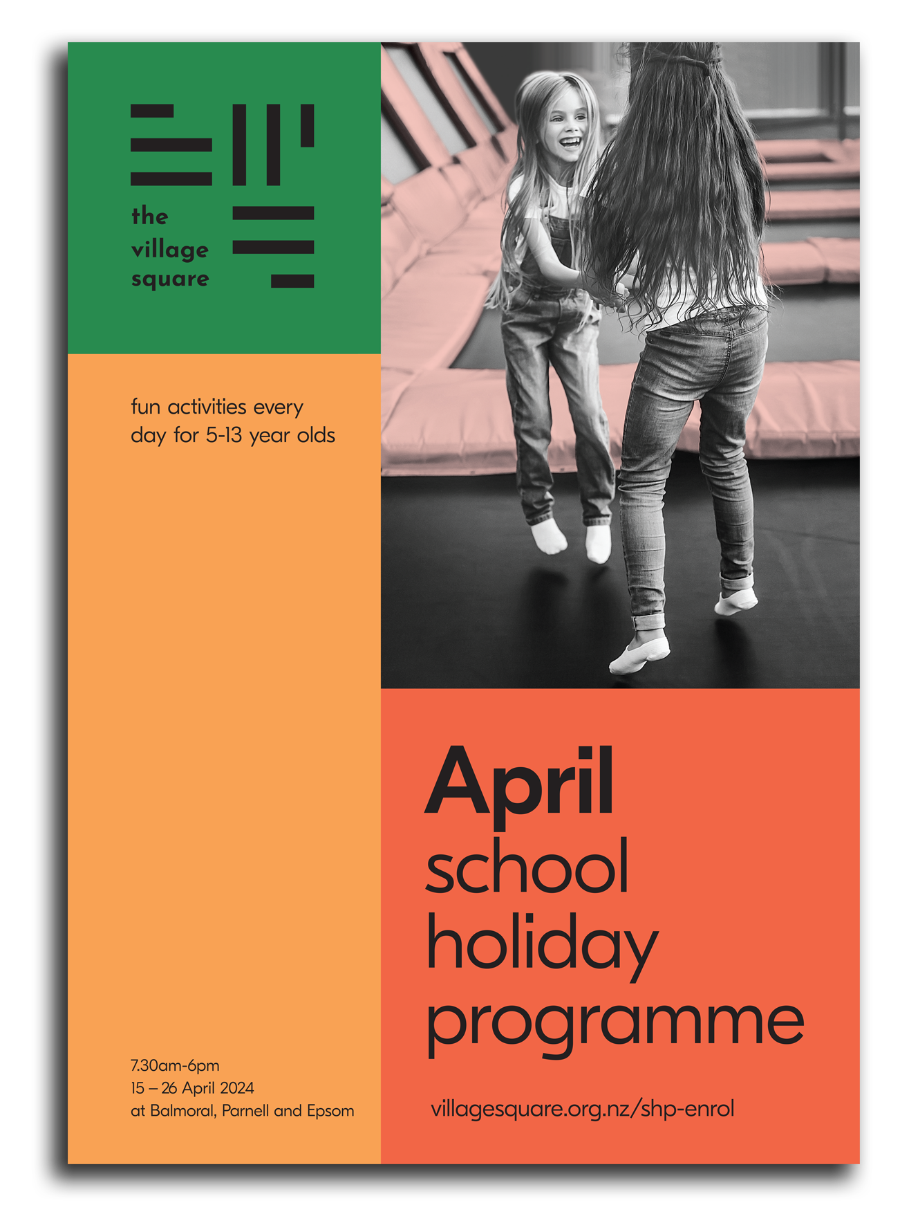 Enrol for our school holiday programme — the village square trust