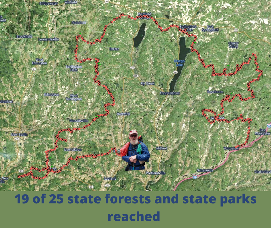 Tom’s Charity Hike: Updates — OTSEGO 2000