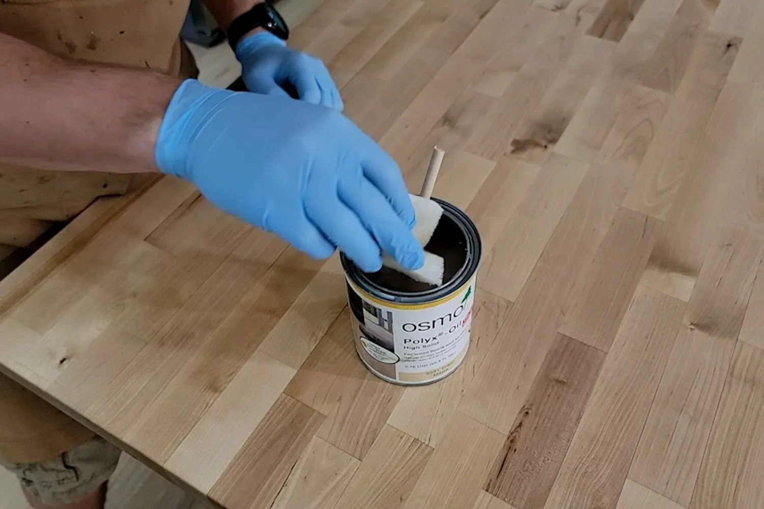 How To Apply OSMO PolyX Oil Wood Finish — Tyler Brown Woodworking