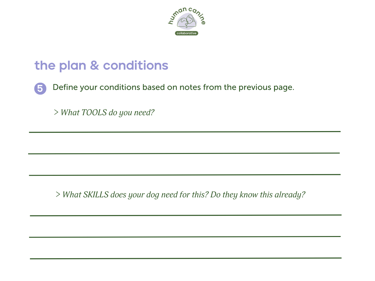 Sensory Safety Planning: A Workbook — Human Canine Collaborative