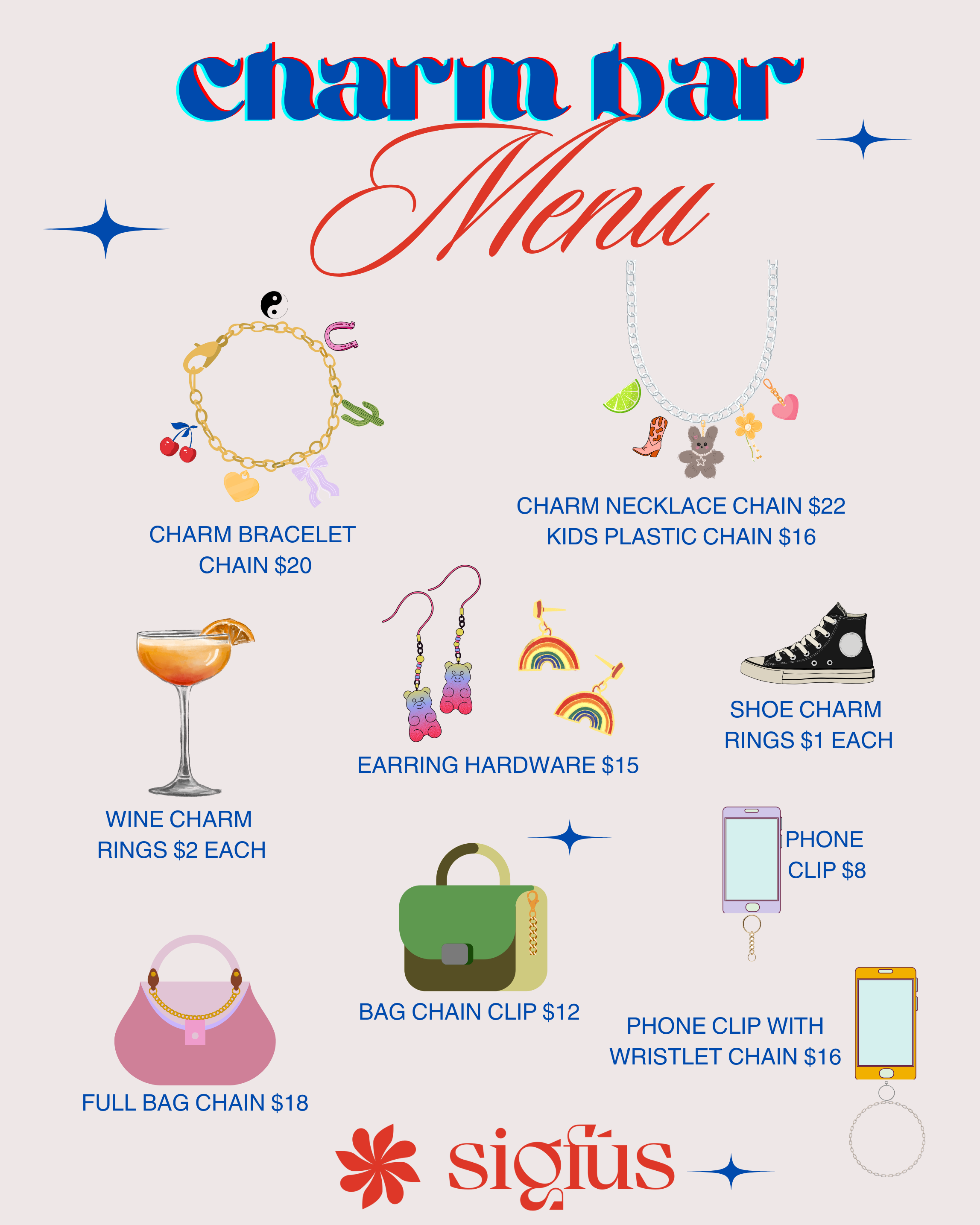 Charm Bar — Sigfus Designs