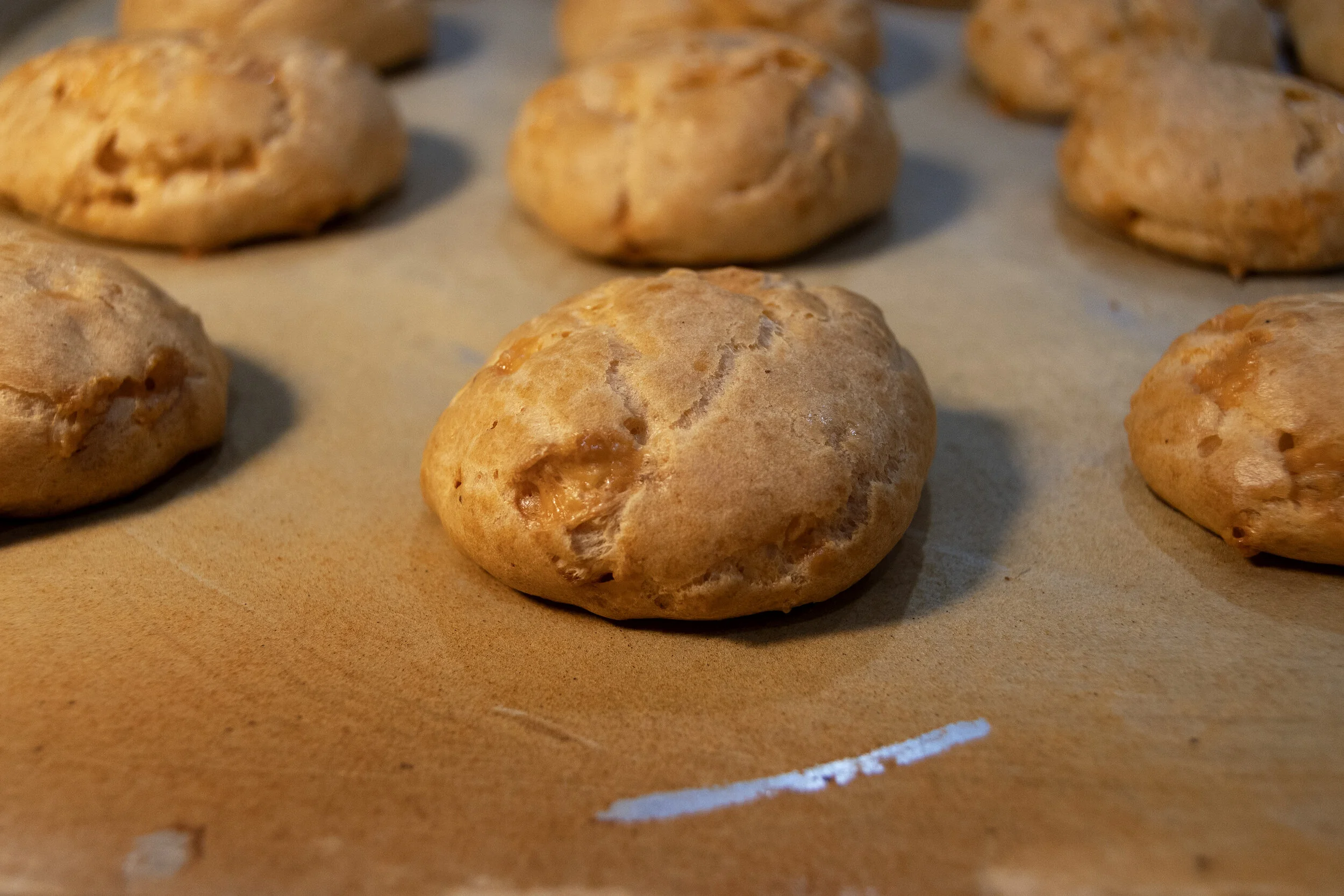 Aged Asiago and Black Pepper Gougères — Our American Cuisine