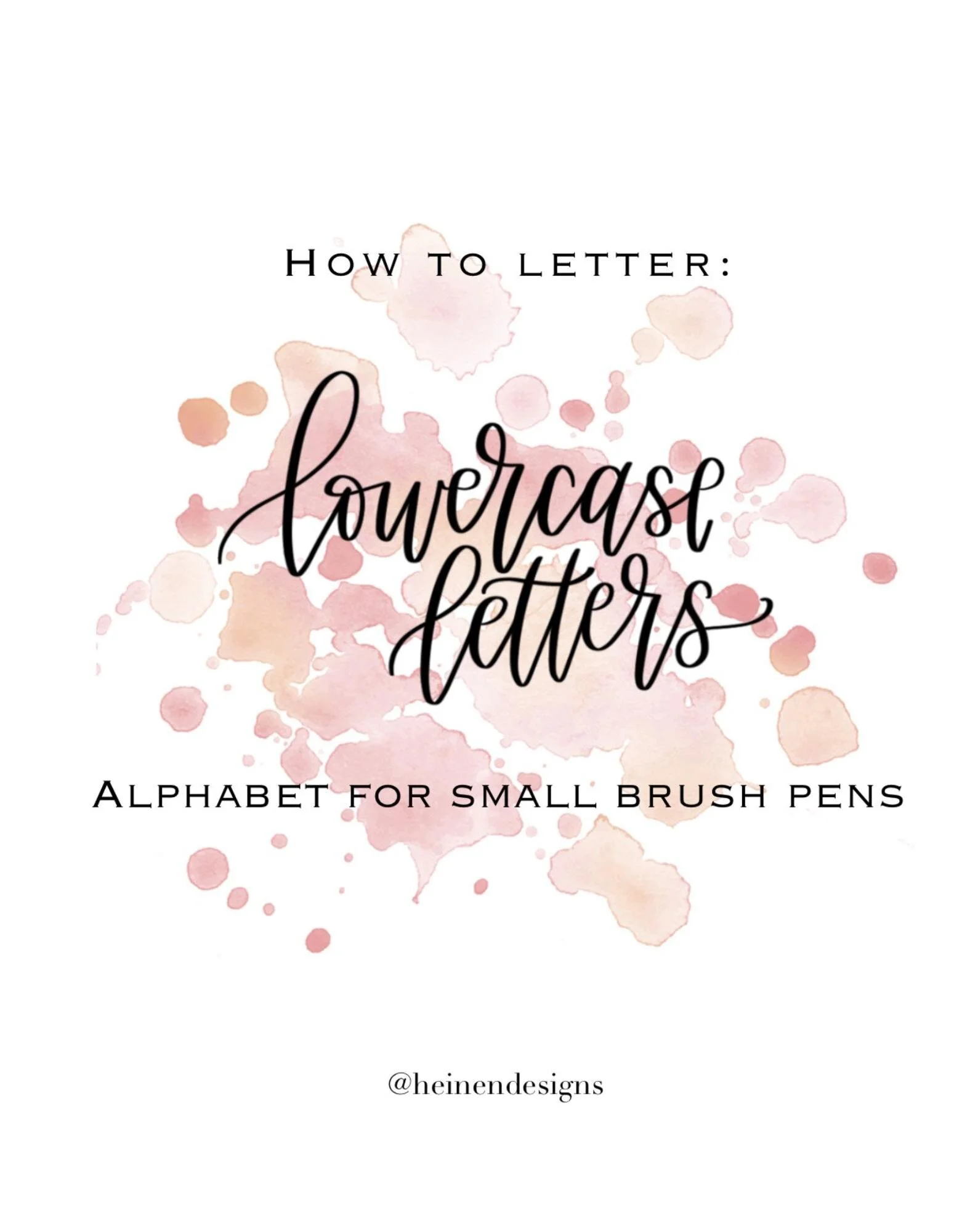 Hand-Lettering Practice Sheets