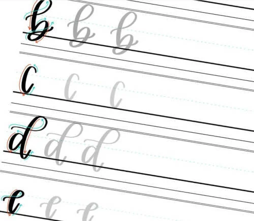 Lowercase Lettering Worksheets