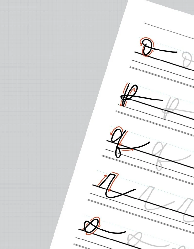 Hand-Lettering Practice Sheets | Heinen Designs