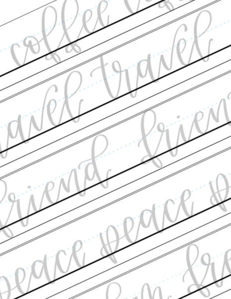 Lowercase Lettering Practice Word Worksheets