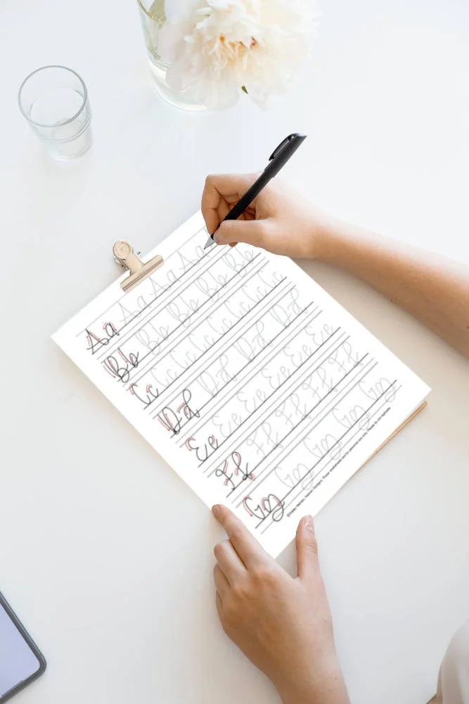 Hand-Lettering Practice Sheets | Heinen Designs