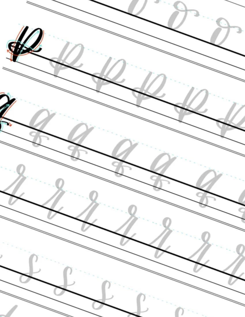 Hand-Lettering Practice Sheets