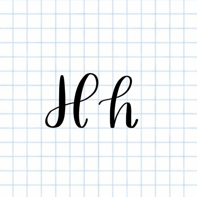 Calligraphy H: Uppercase, Lowercase, Strokes & Practice