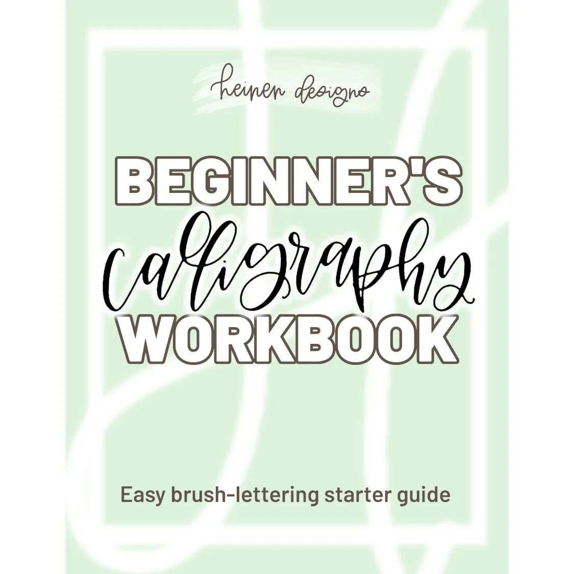 How to Use Calligraphy Practice Sheets + FREE Download