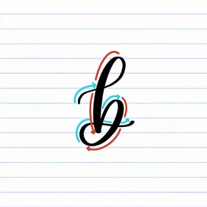 Calligraphy Letter B: Uppercase, Lowercase, Strokes & Practice
