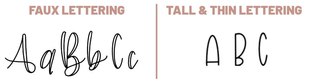 The Ultimate Guide to Faux Calligraphy + FREE Worksheet