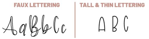 The Ultimate Guide to Faux Calligraphy + FREE Worksheet