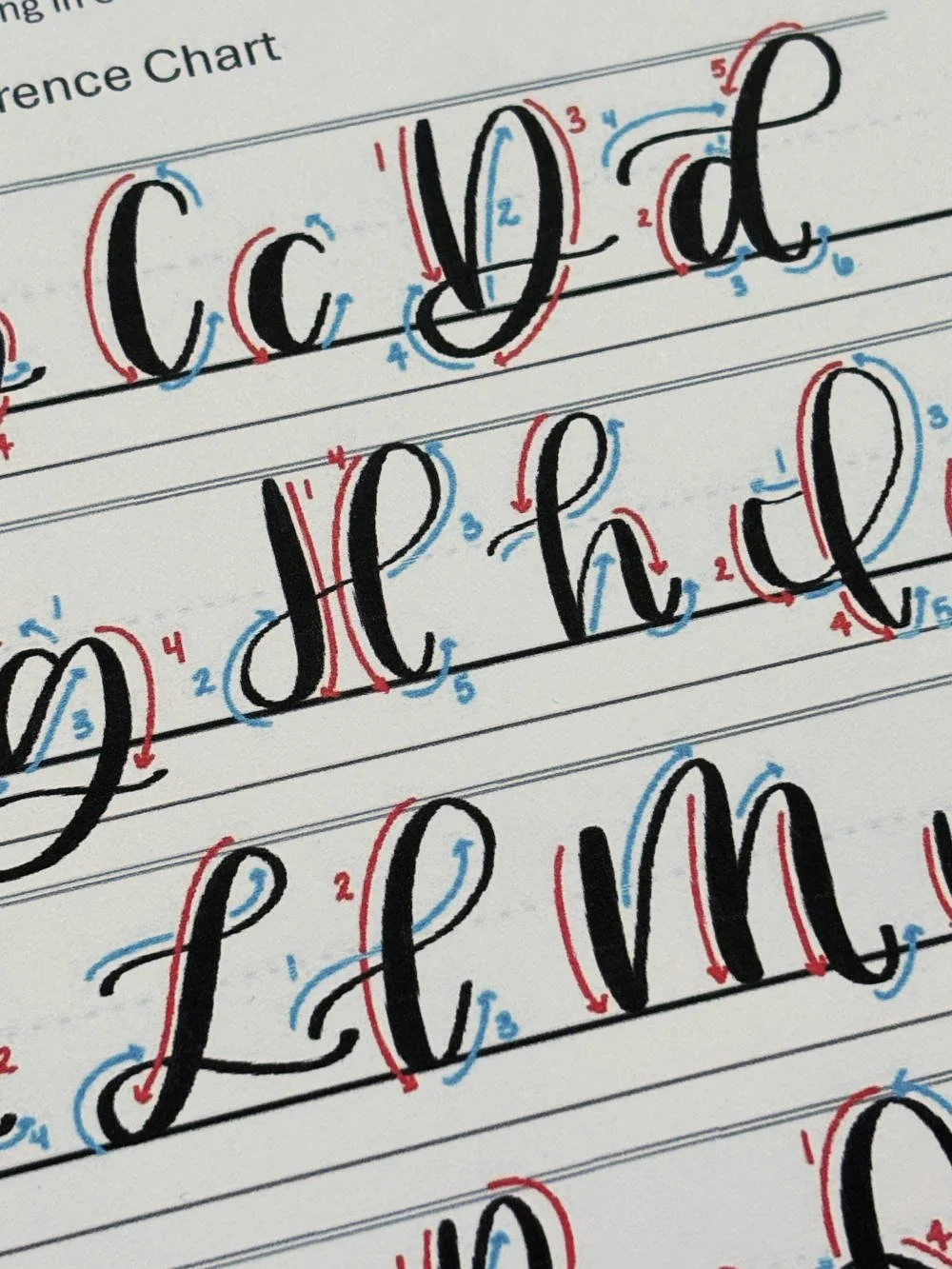 Calligraphy H: Uppercase, Lowercase, Strokes & Practice