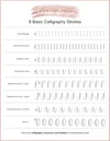 Basic Calligraphy Strokes Practice Sheet - Free Download