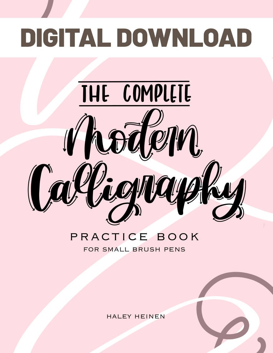 Lowercase Calligraphy Alphabet Practice Sheet - Free Download