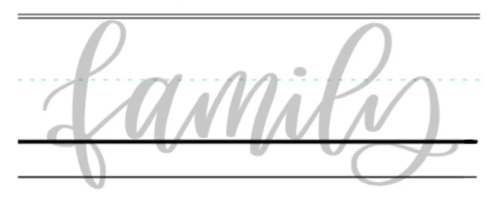 Understanding Calligraphy Guidelines & Typography