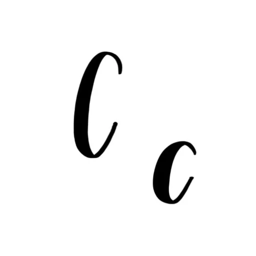 Calligraphy C: Uppercase, Lowercase, Strokes & Practice