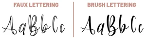 The Ultimate Guide to Faux Calligraphy + FREE Worksheet