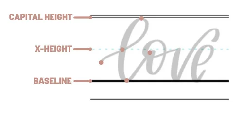 Understanding Calligraphy Guidelines & Typography