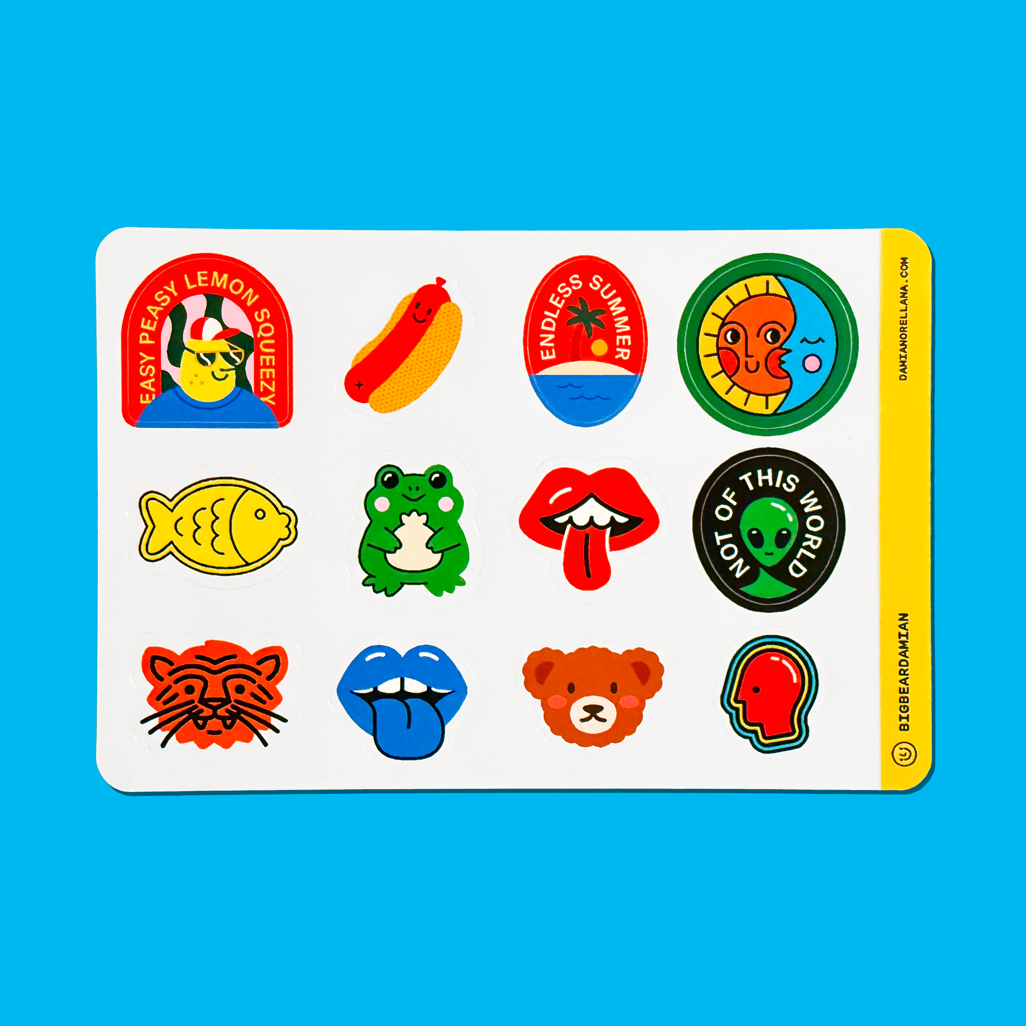 Bonus Sticker Sheet — Damian Orellana
