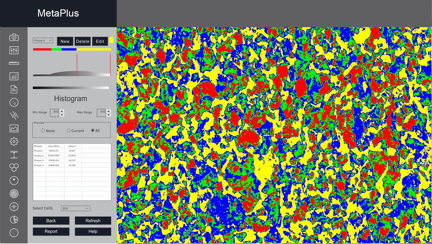 Metallurgical microstructure Software - MetaPlus | Enhance ...