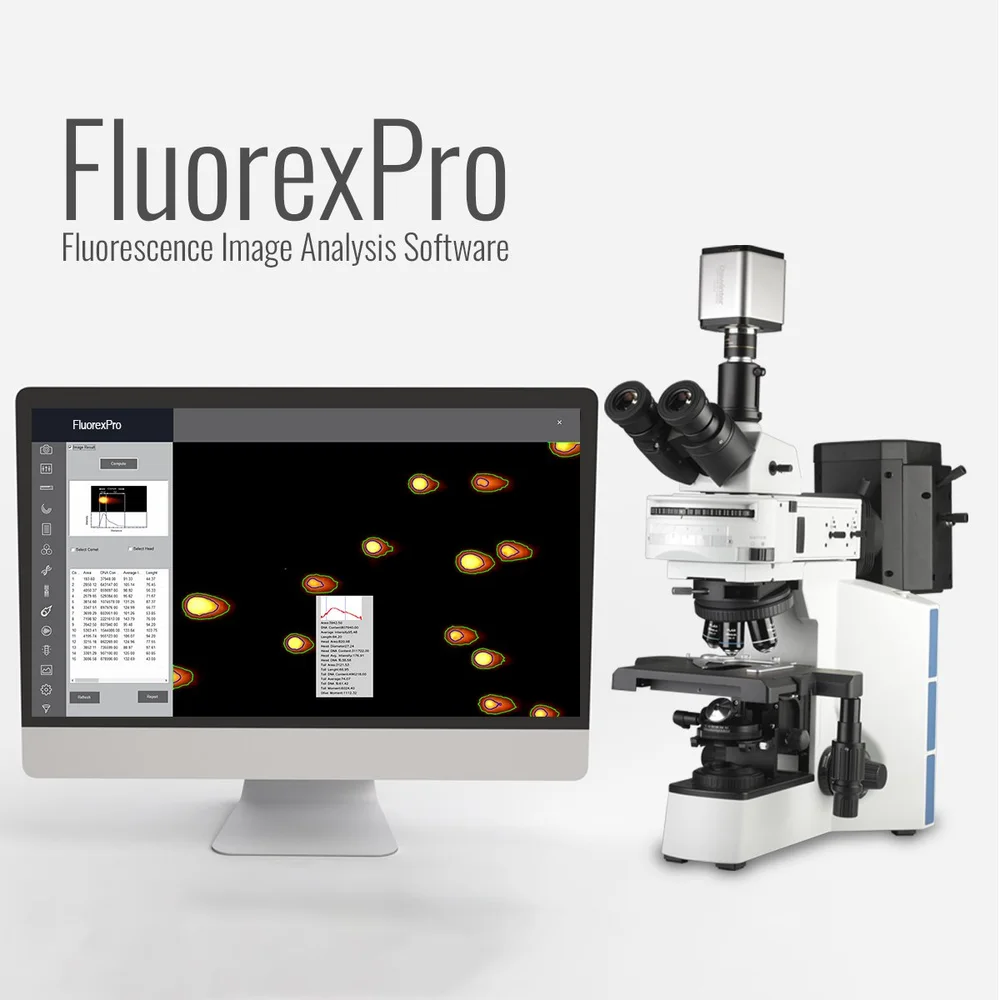 Fluorescence Imaging & Analysis Software-FLUOREX PRO — Microscope | Software | Dewinter