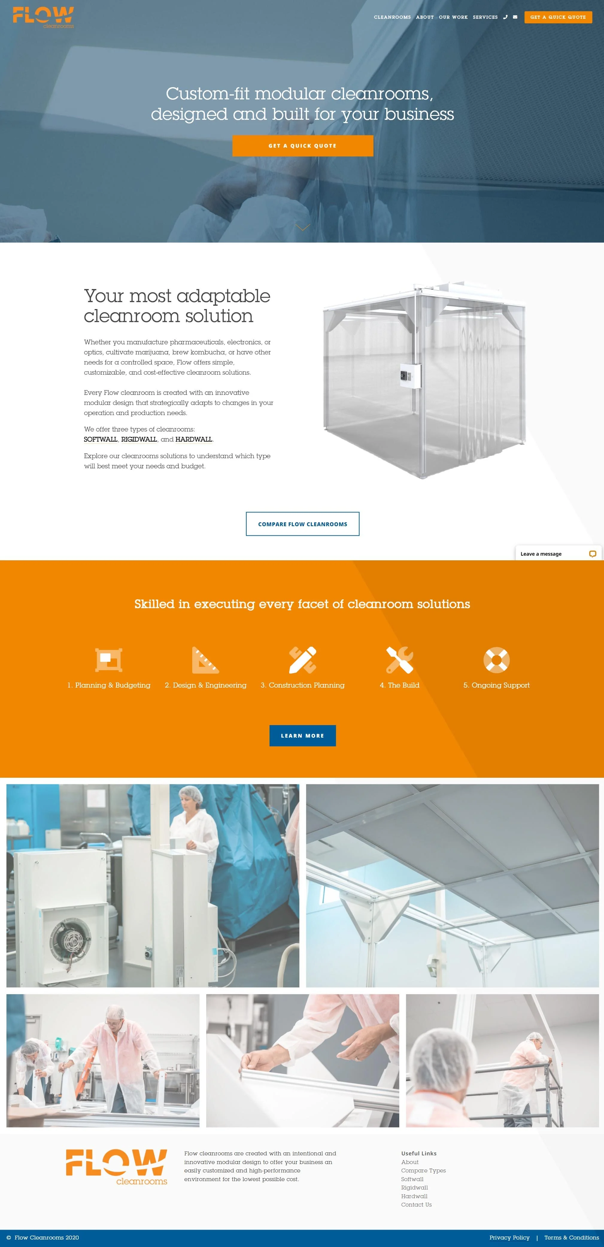 Flow Cleanrooms | Square42 Design