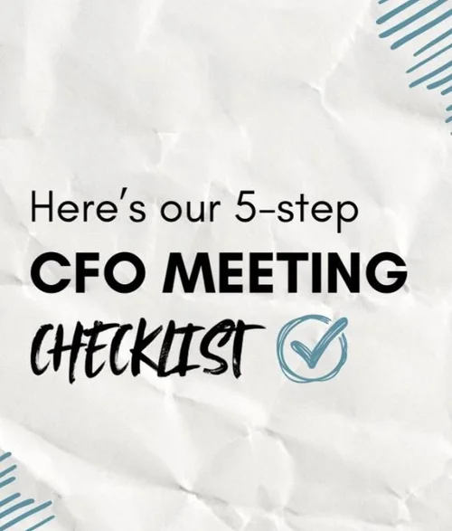 The 5-Step CFO Meeting Checklist We Use Every Time — Fulling Management ...